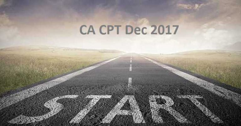 ICAI Announced CA CPT Dec 2017 Examination Date - AfterGraduation