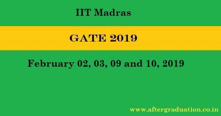 GATE 2019 Notification- Exam Schedule, Eligibility, Registration ...