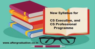 ICSI New Syllabus For CS Executive And Professional Programmes ...