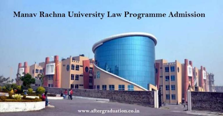 Manav Rachna University Law Programme Admission - AfterGraduation